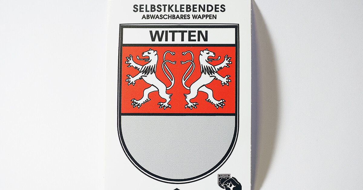 Aufkleber Stadt Witten - Stadtmarketing Witten