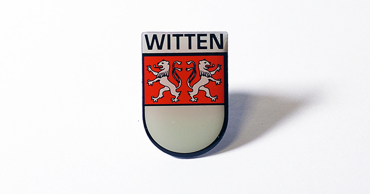 Pin Stadtwappen Witten - Stadtmarketing Witten
